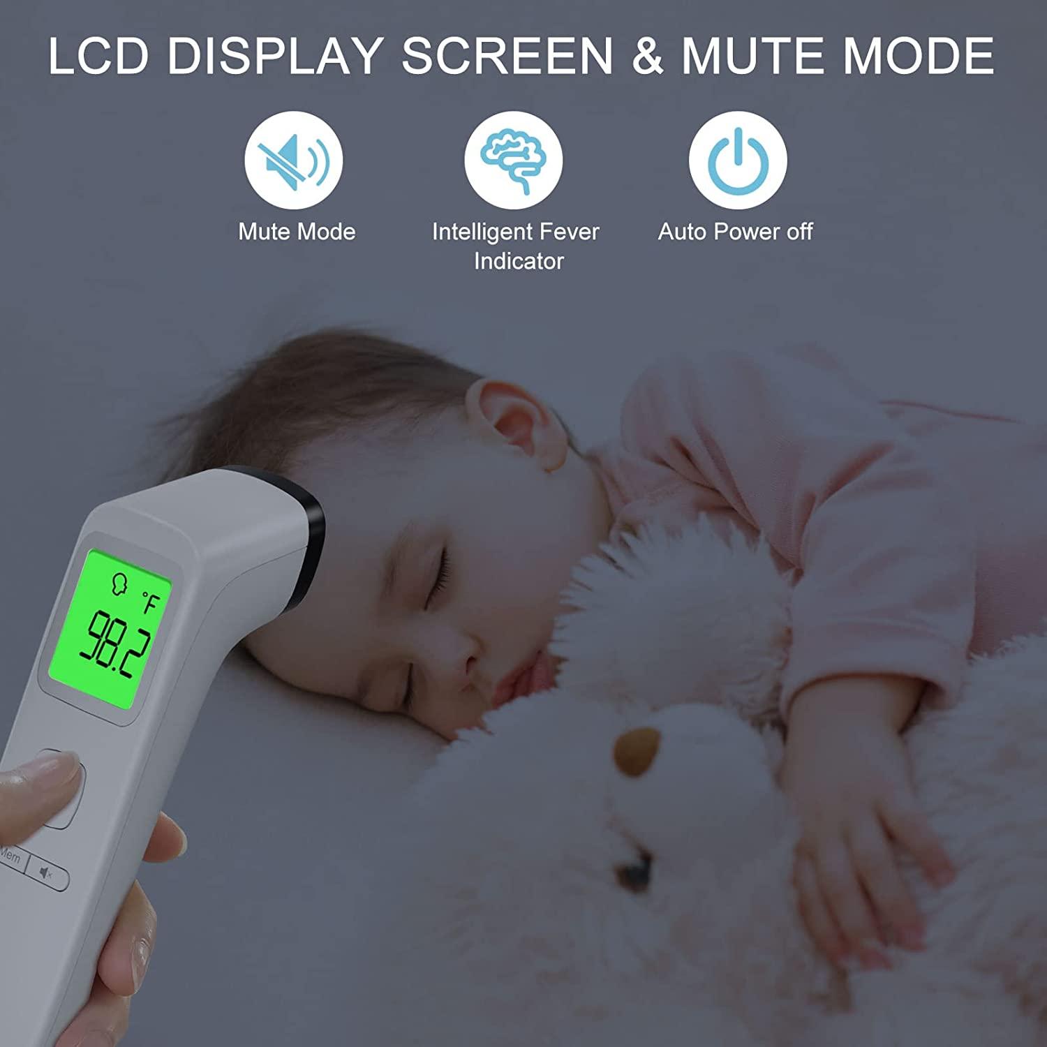 Non-Contact Forehead Thermometer - Fast & Accurate Infrared Baby ...