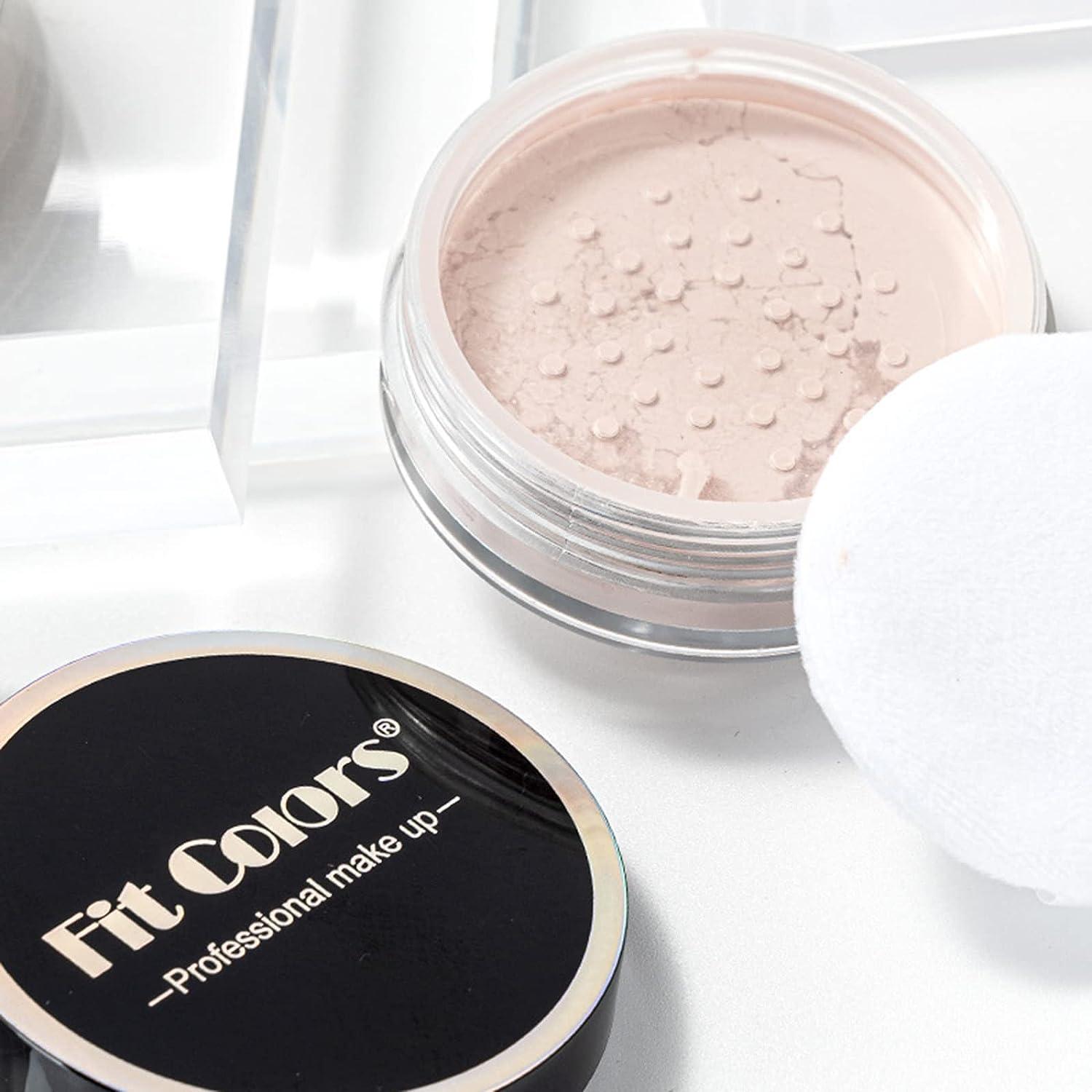 Oil Control Translucent Loose Face Powder - Lightweight Natural Finish ...