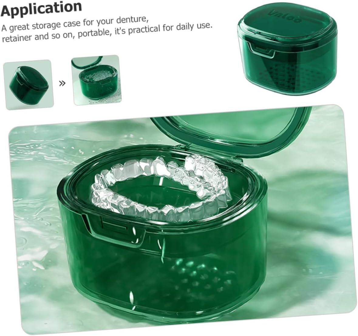 Frcolor 5-Piece Retainer Storage Box Set - Small Containers for Dental ...