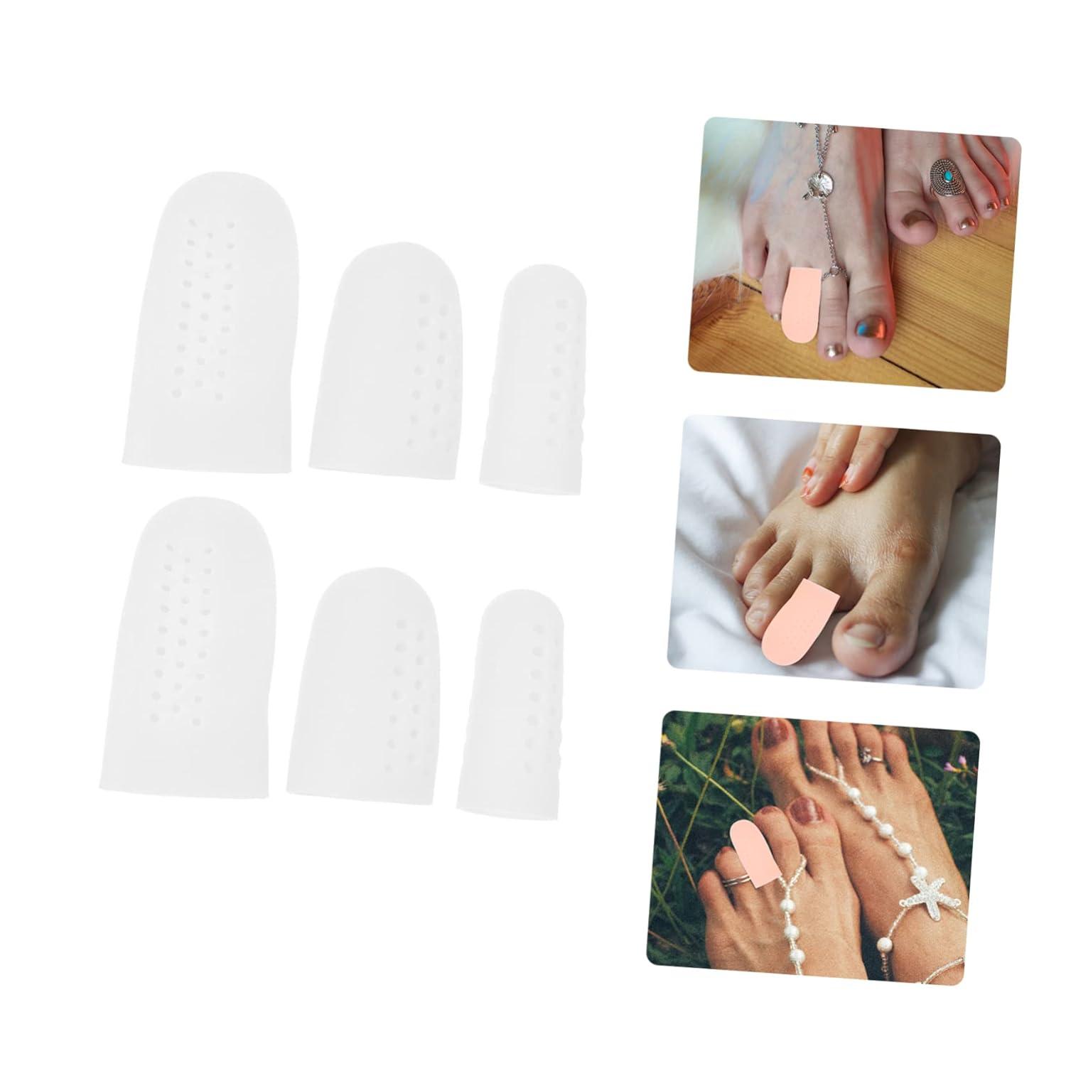 FRCOLOR High Heel Protectors - 8 Pairs Toe Cover Silicone Gel Foot ...