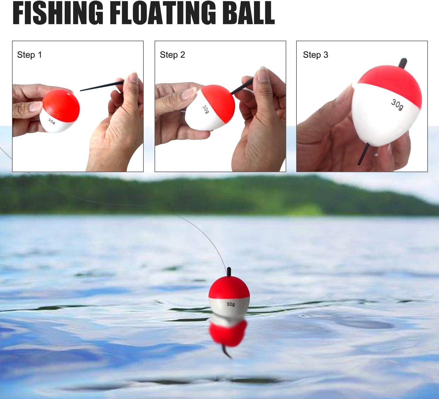 Dingbear 8-16 Pieces Multi-Purpose Pot-Bellied Float - EVA Foam Fishing ...