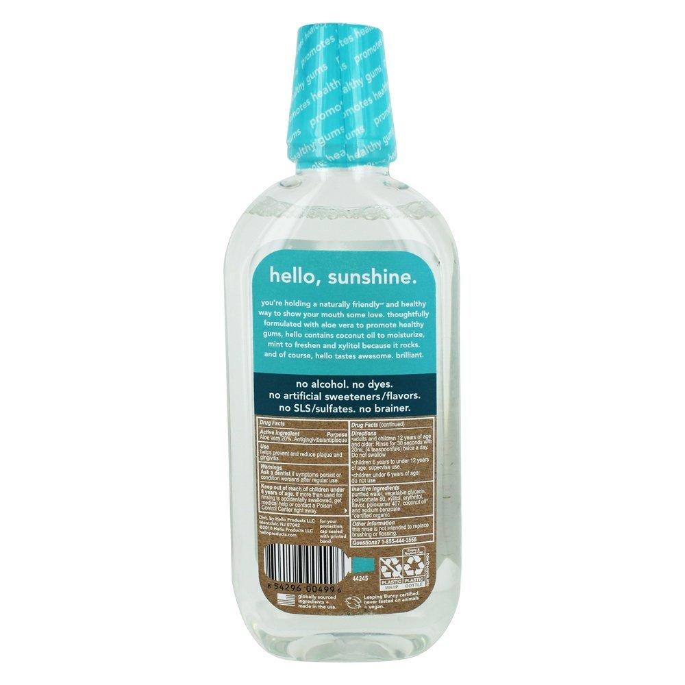 Hello Naturally Healthy Antigingivitis Mouthwash with Aloe Vera ...