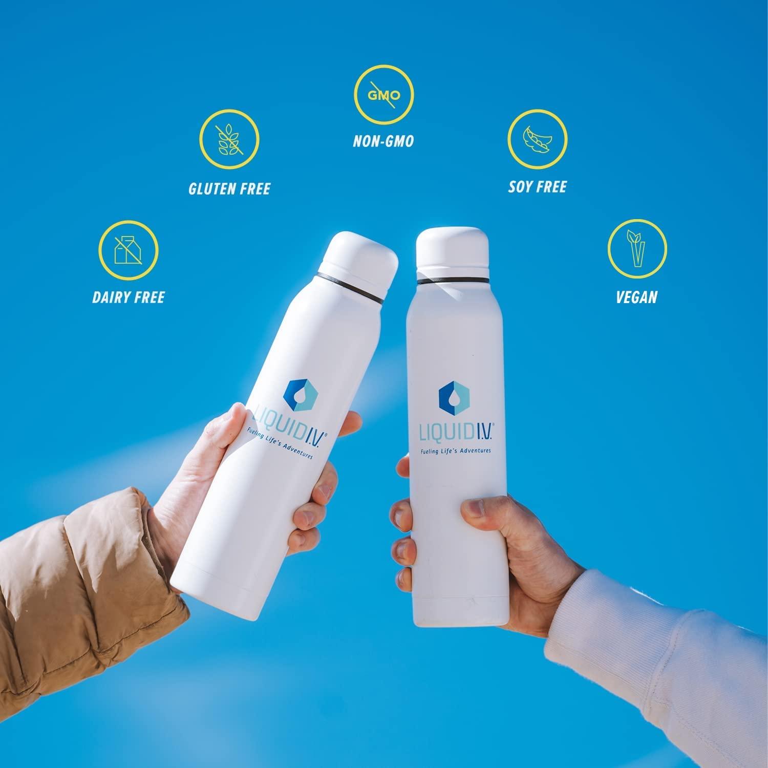 Liquid I.V. Hydration Multiplier - Concord Grape Electrolyte Drink Mix ...