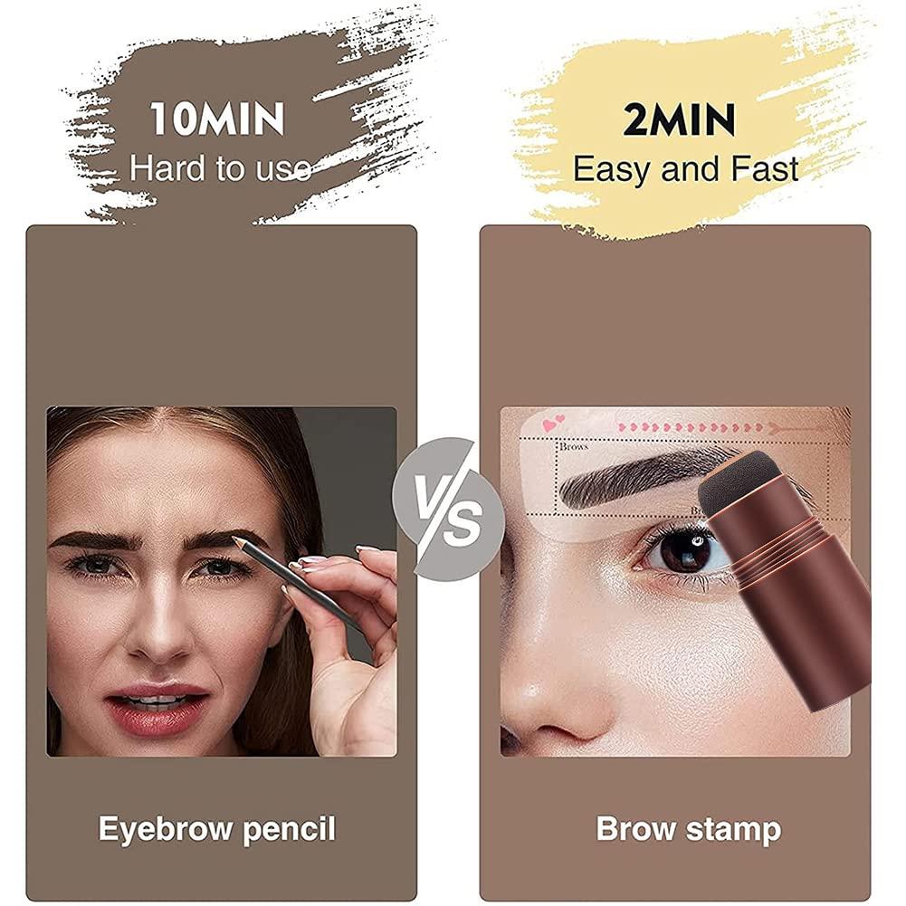 Eyebrow Stamp Stencil Kit,Eyebrow Stamp Kit,Brow Stamp And Shaping Kit ...