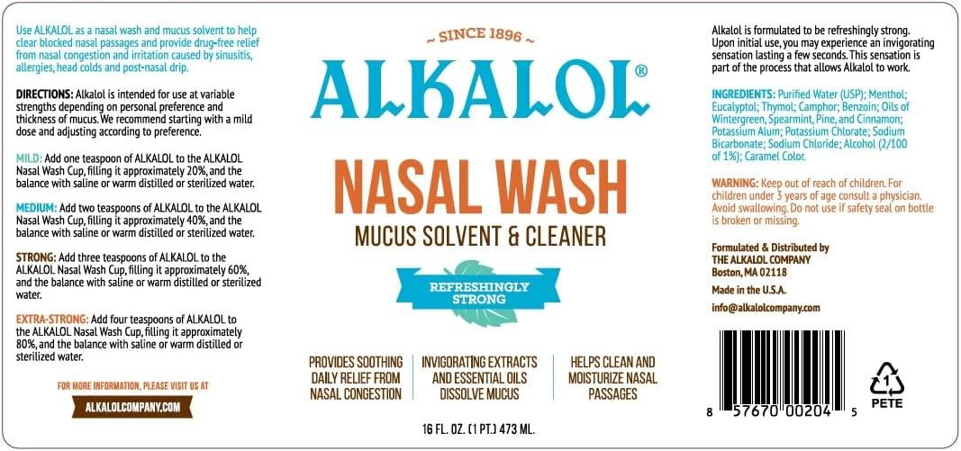 Alkalol Original Nasal Wash Solution 3-Pack - 16 fl oz x 3 | Buy Now ...