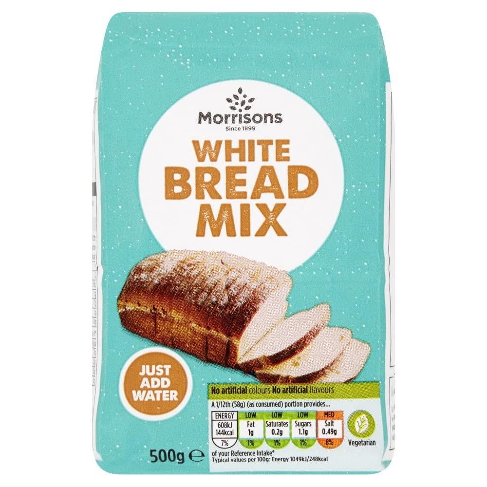 Morrisons White Bread Mix 500g | Buy Now with Express International ...