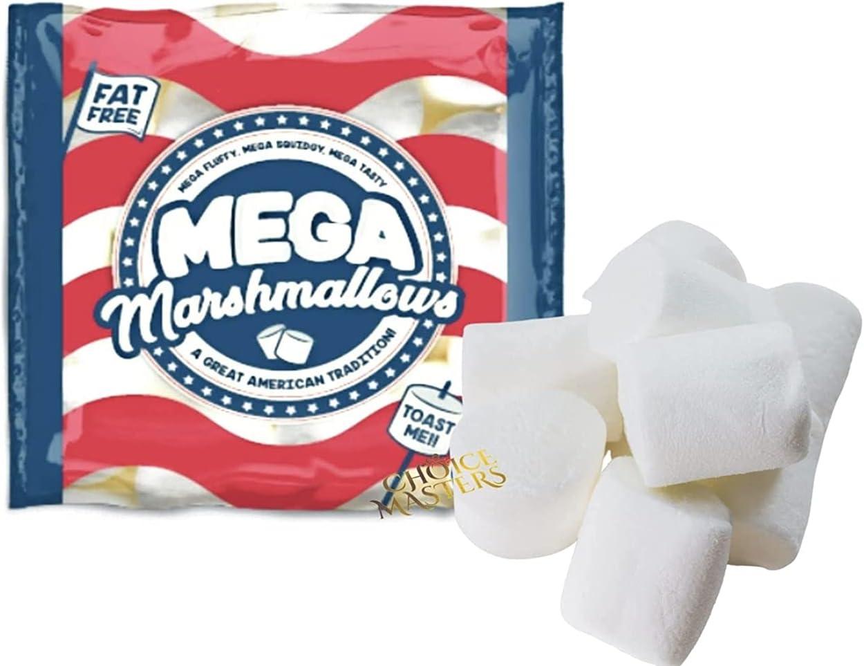 Mega Marshmallow & 2 Extendable Roasting Forks - Giant Extra Tasty ...