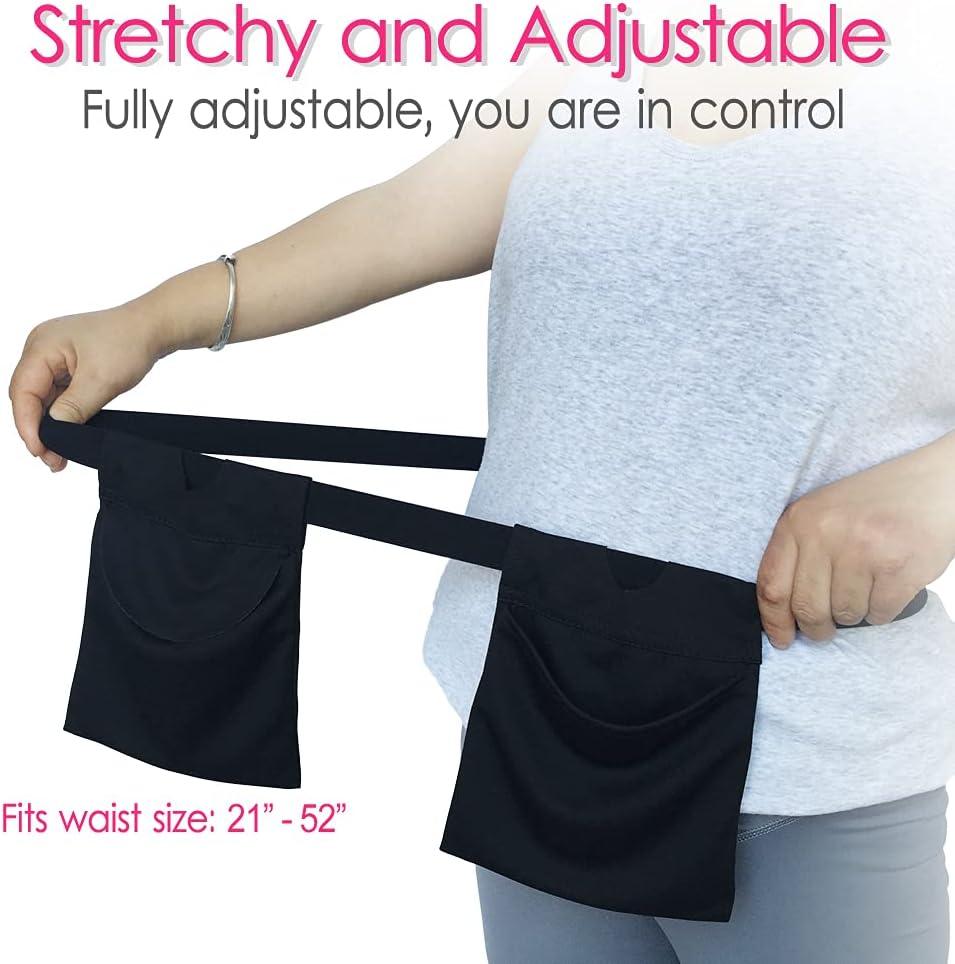 Adjustable Mastectomy Drain Holder for Bilateral Surgery - Black | Buy ...