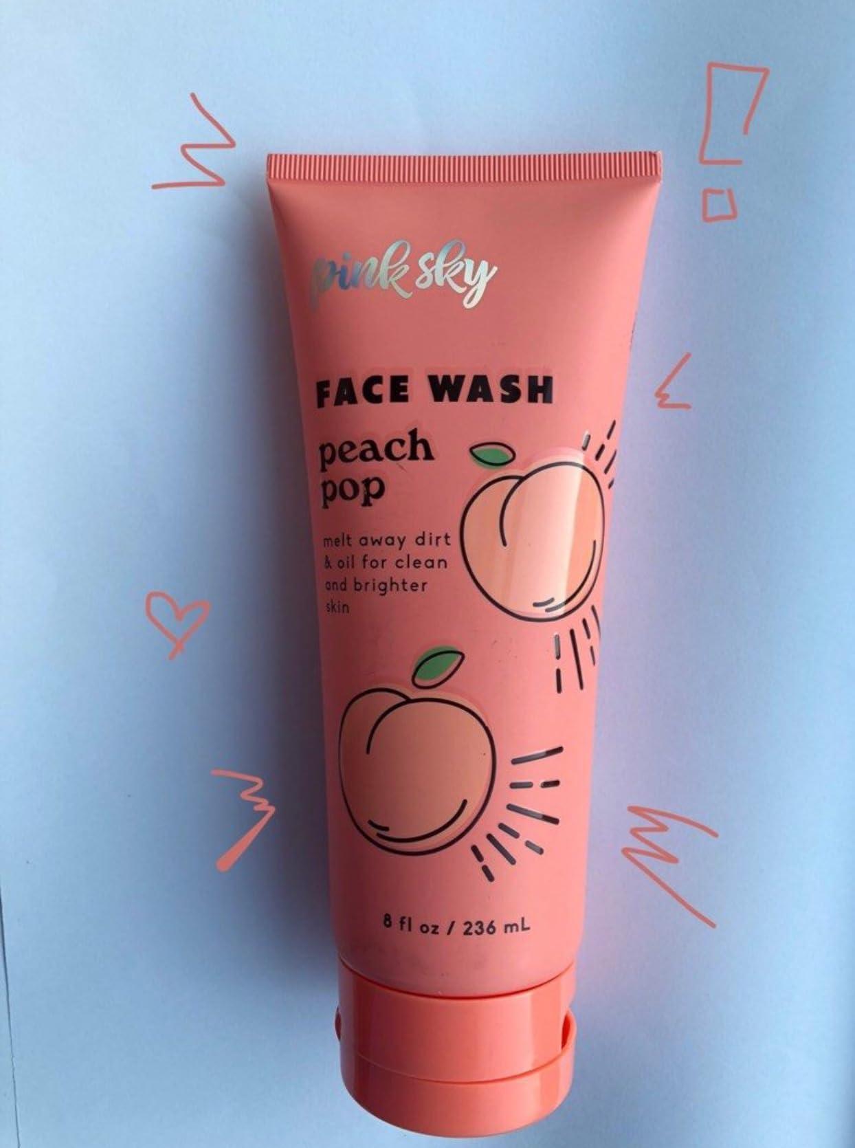 Buy Pink Sky Face Wash Peach Pop | Refreshing Cleanser for Glowing Skin ...
