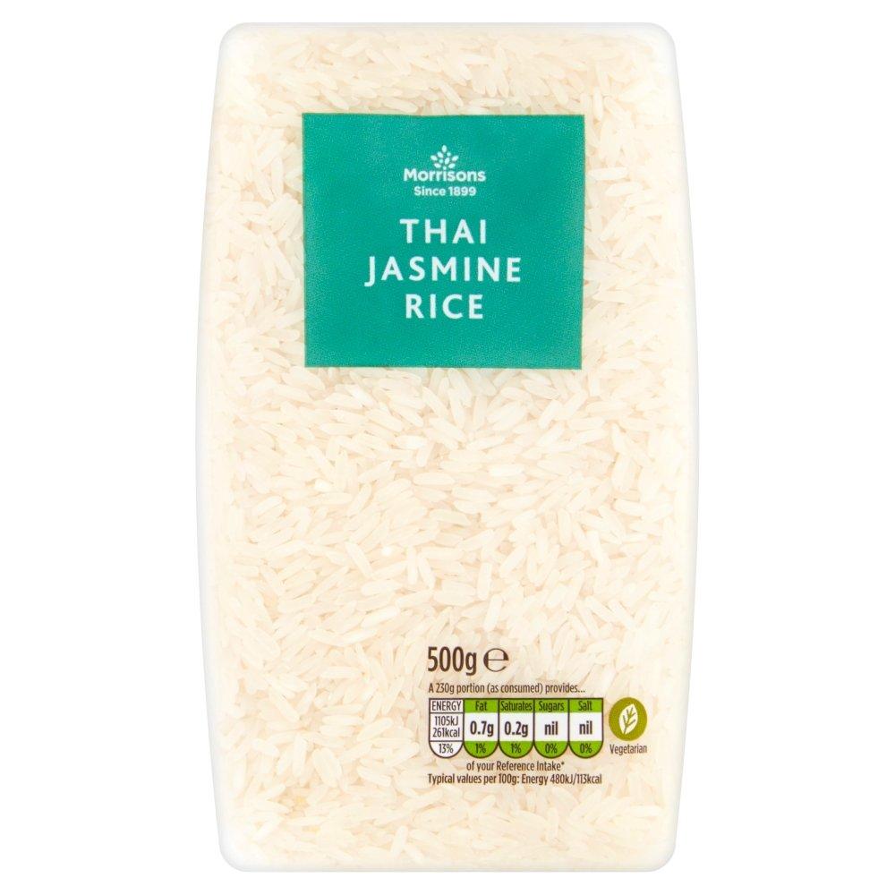 Morrisons Thai Jasmine Rice 500g - Authentic Thai Rice for Delicious ...
