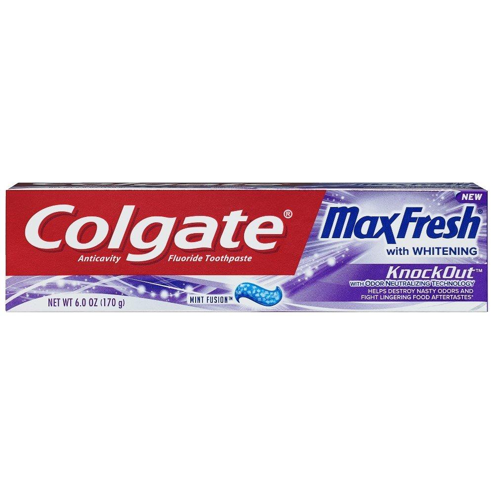 Colgate Max Fresh KnockOut Toothpaste - Odor Neutralizing Technology ...