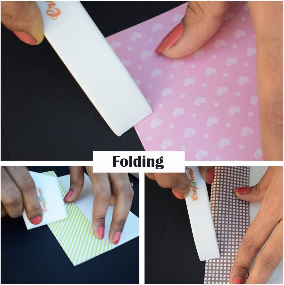 CrafTreat Teflon Bone Folder and Scoring Tool Set - Large Ergo Square ...