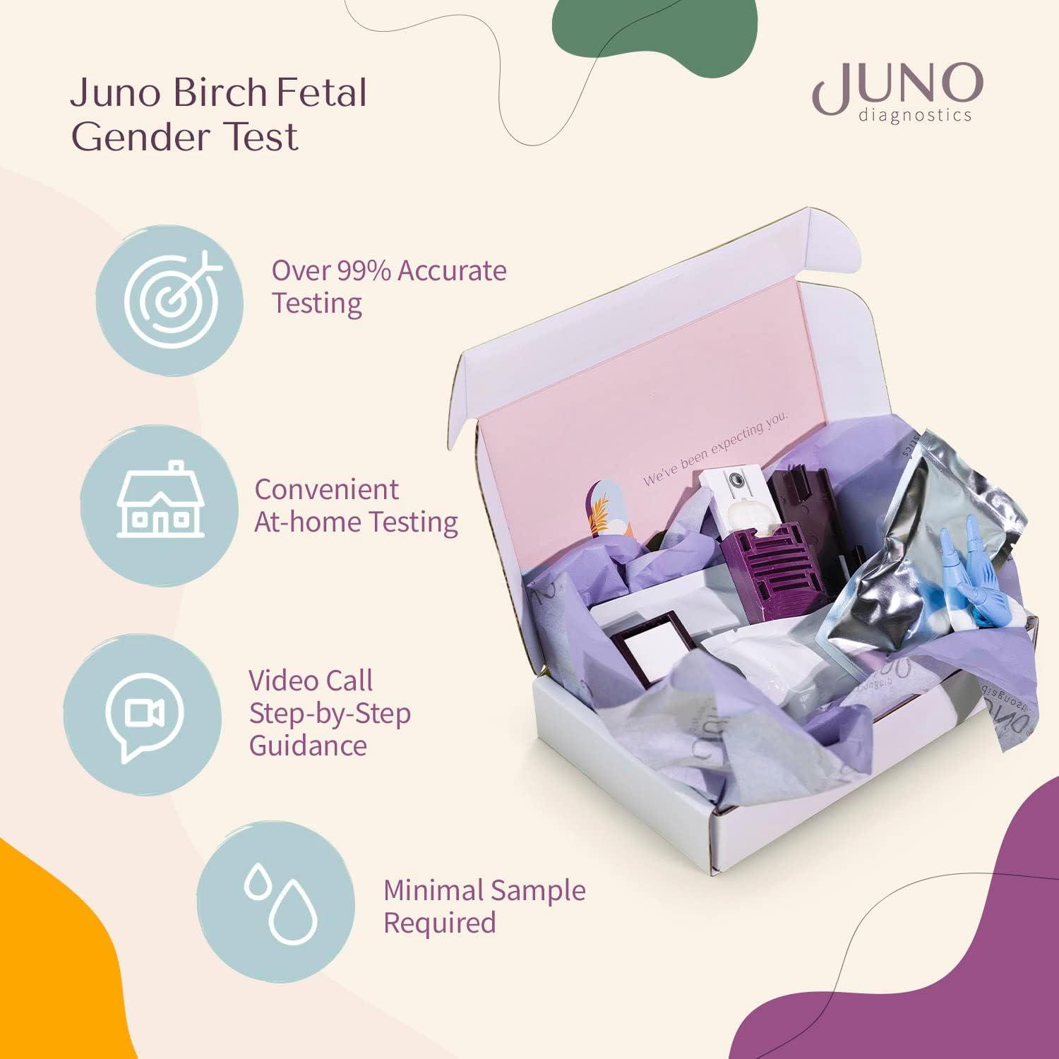 JunoDx Fetal Gender Test Kit - Discover Your Baby's Gender at 7 Weeks ...