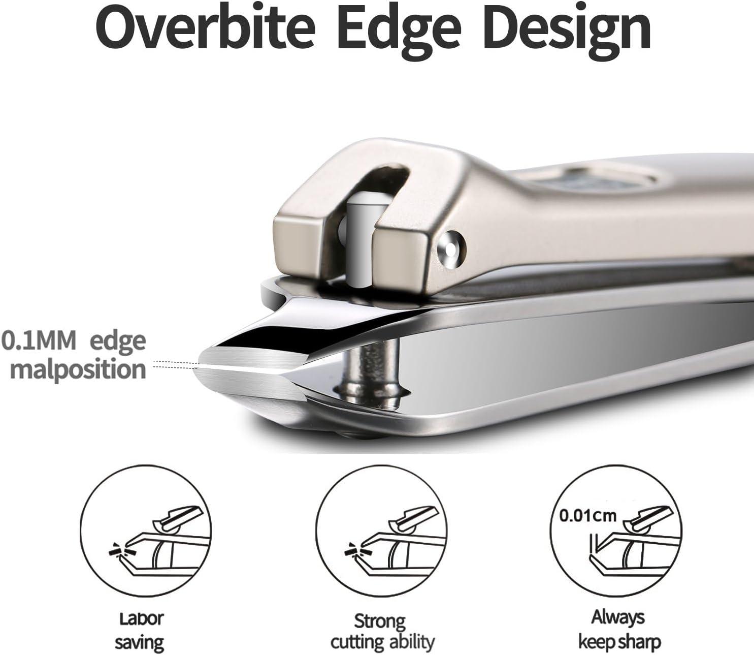 Premium Nail Clippers for All: Diagonal Cutters for Fingernails ...