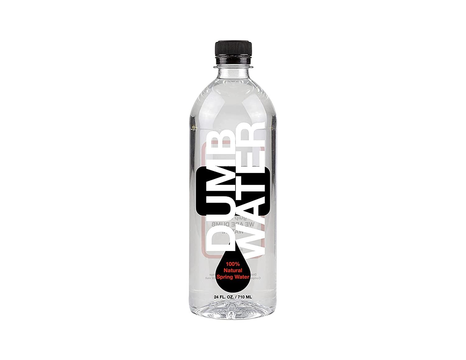Dumb Water 6 Pack 100% Natural Spring Water | BPA Free | 6/24 Fl. Oz ...