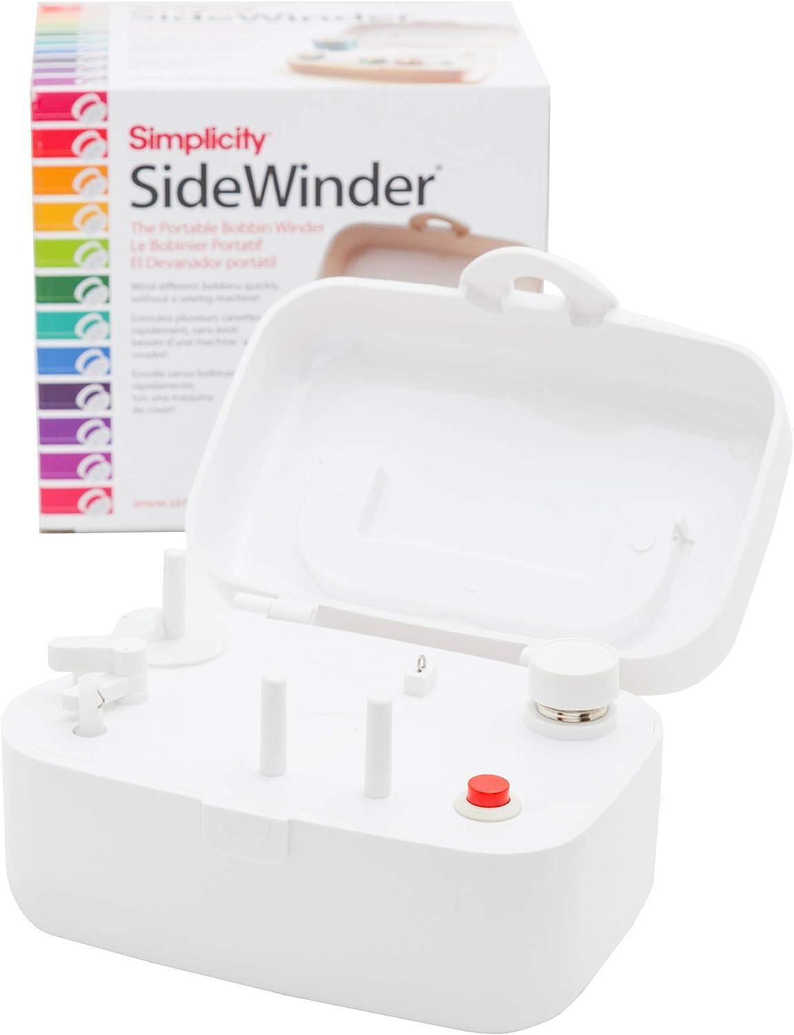 Simplicity 388175A Sidewinder Portable Bobbin Winder - 120V White | Buy ...