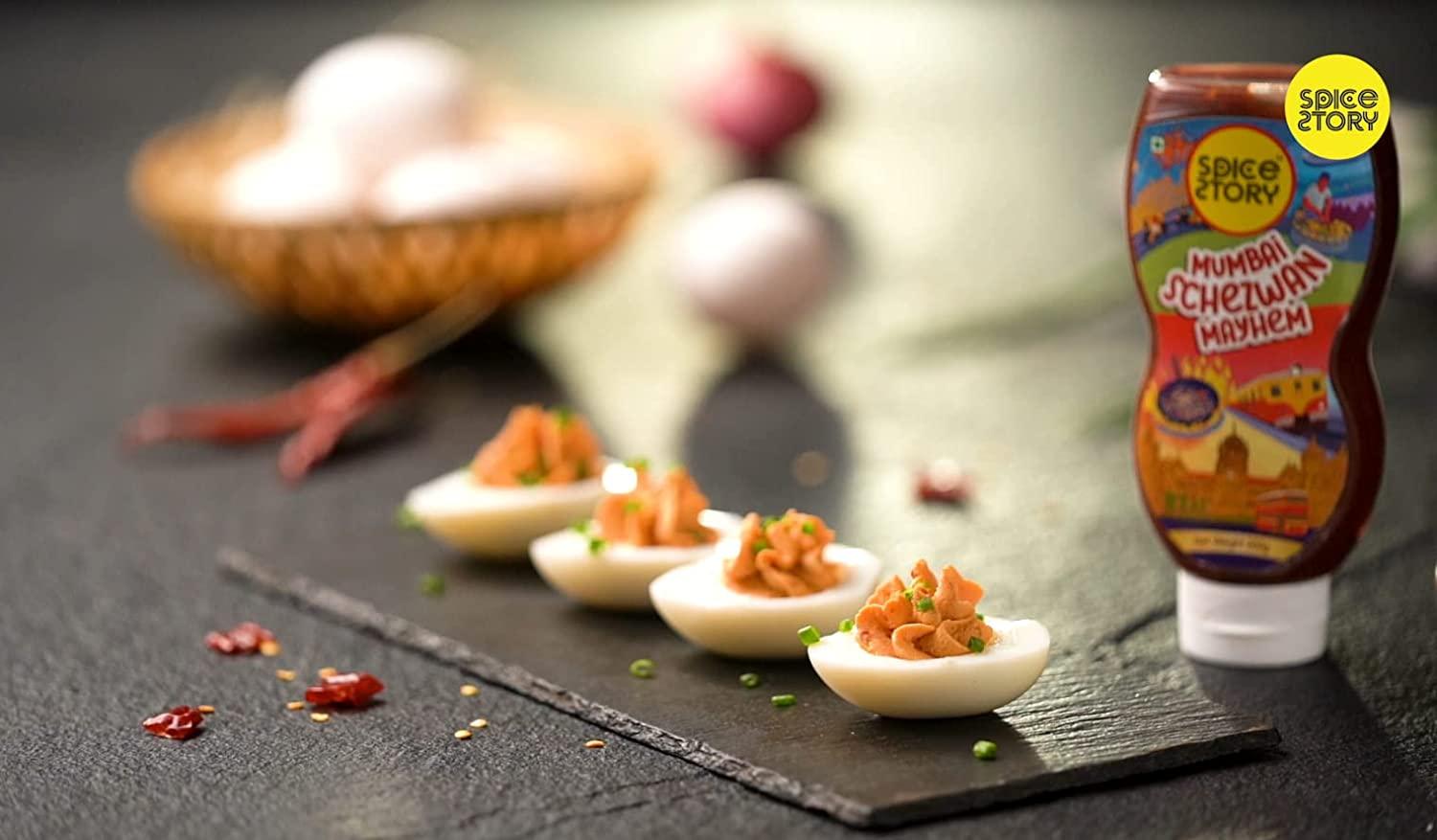 Spice Story Schezwan Dipping Chutney 7oz - Hot & Spicy Desi Chinese ...