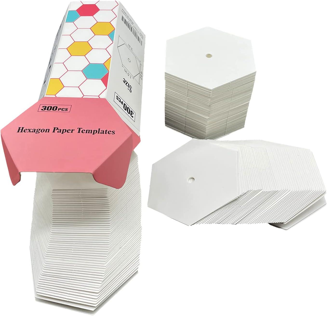300 pcs 1.5 Hexagon Paper Piecing Templates for Beginners - DIY ...