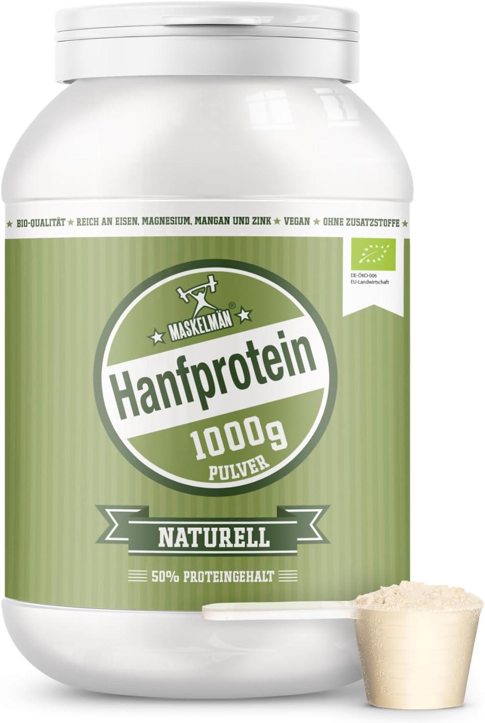 Organic Hemp Protein Powder 1kg | 50% Protein | 100% Pure Vegan ...