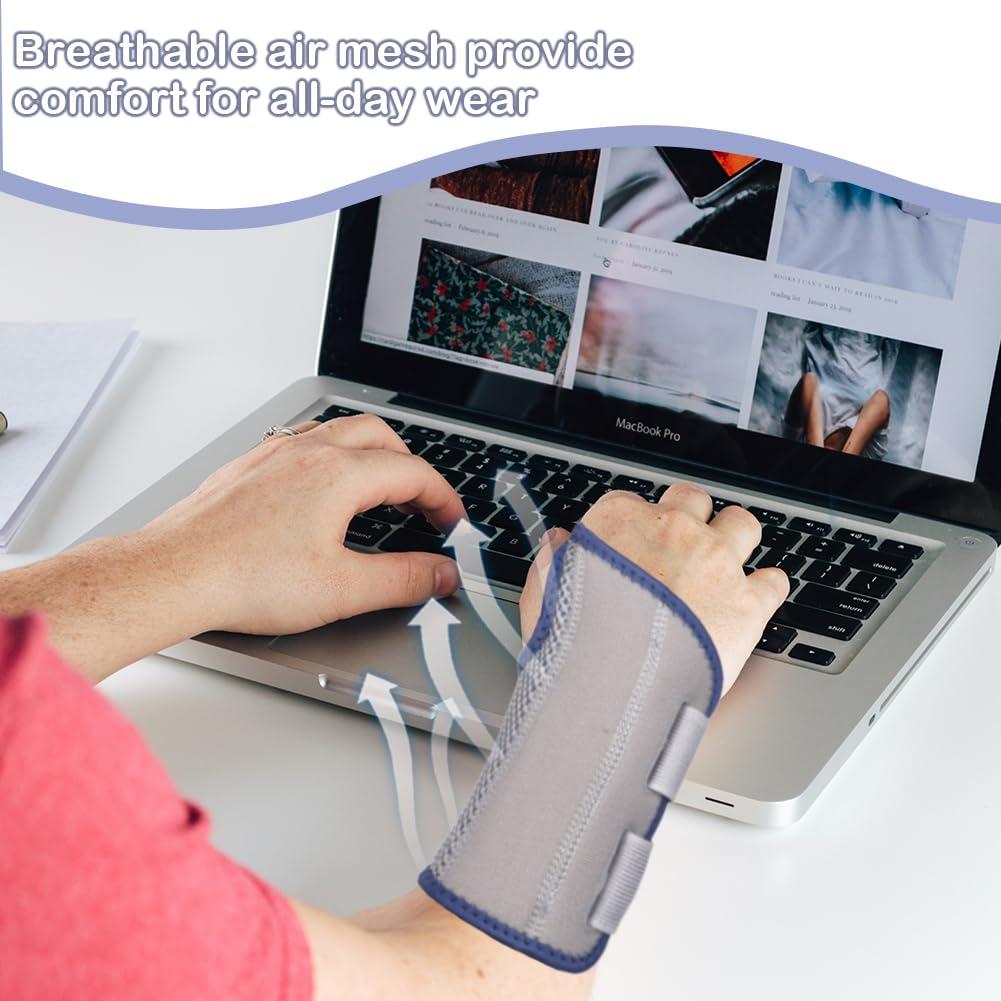 Nucamper Breathable Wristwear Band - Adjustable Gray-Marine Wrist ...