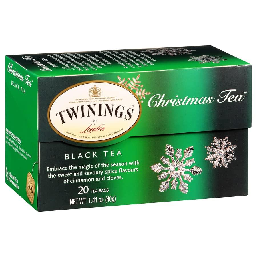 Twinings of London Christmas Black Tea - Spicy & Warm Taste - Cinnamon ...