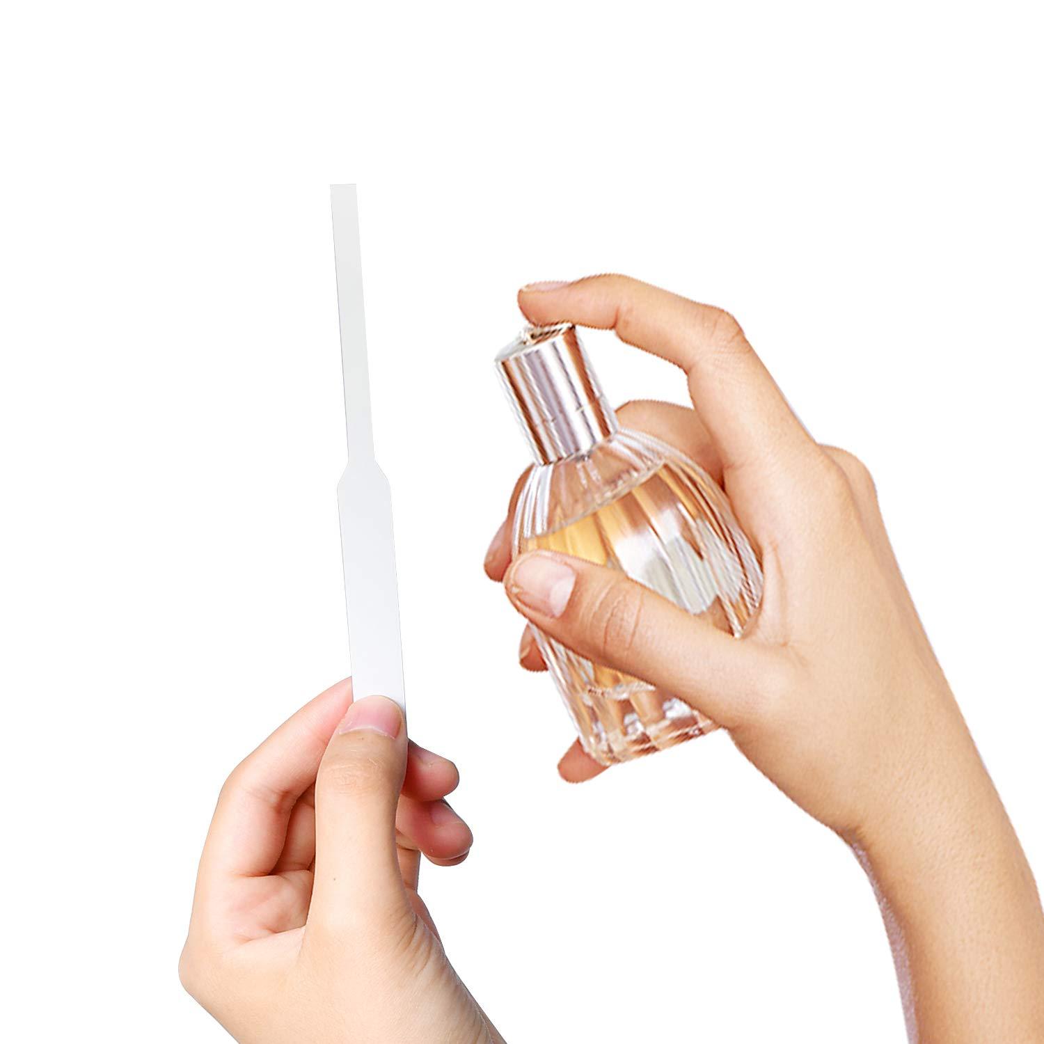 500 Pack Perfume Test Strips - Akamino Disposable White Paper Strips ...