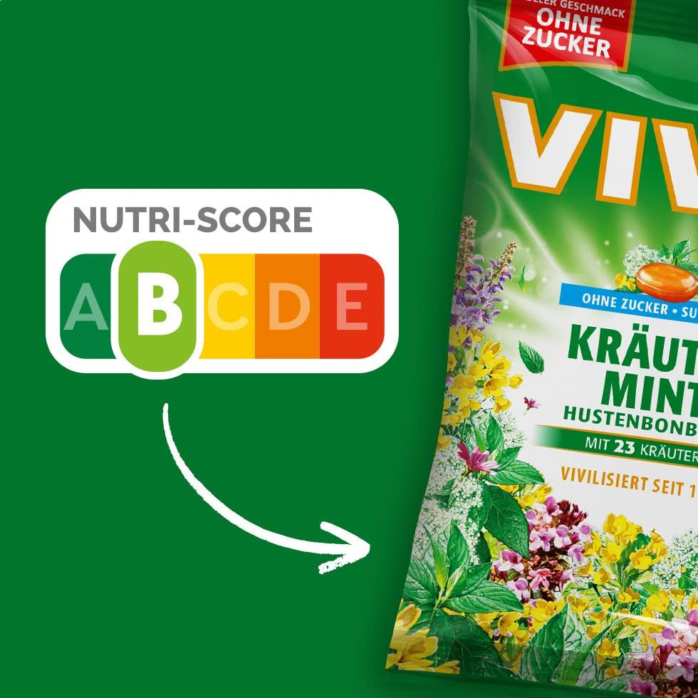 Vivil Herbal Mint Coughing Candies - Sugar-Free & Vegan | 23 Herbs | 15 ...