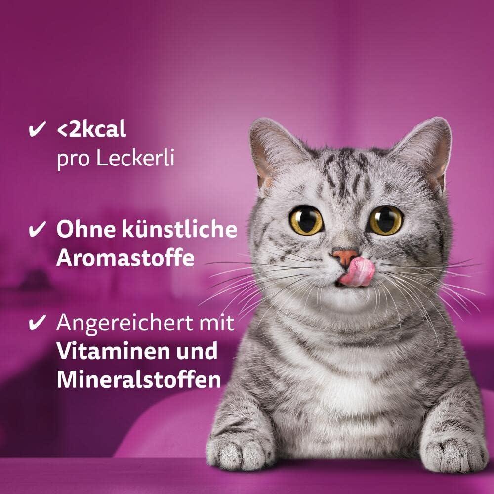 Whiskas Crunchy Pockets Cat Snack with Chicken & Cheese 4 Pack (720g ...