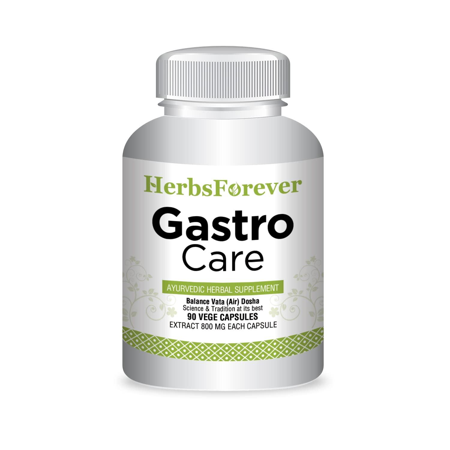 Herbsforever Gastro Care Capsules - Promotes Gastrointestinal Health ...
