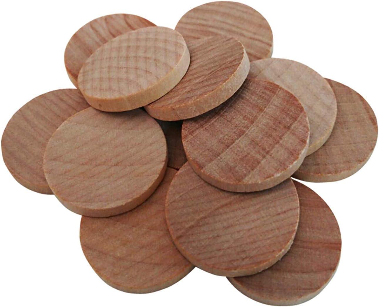 1 Inch Natural Wood Slices - 60 Pack for DIY Arts & Crafts Projects ...