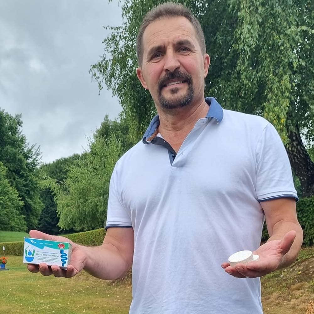 SEPTIFIX Septic Tank Treatment Tabs - Live Aerobic Bacteria Tablets ...