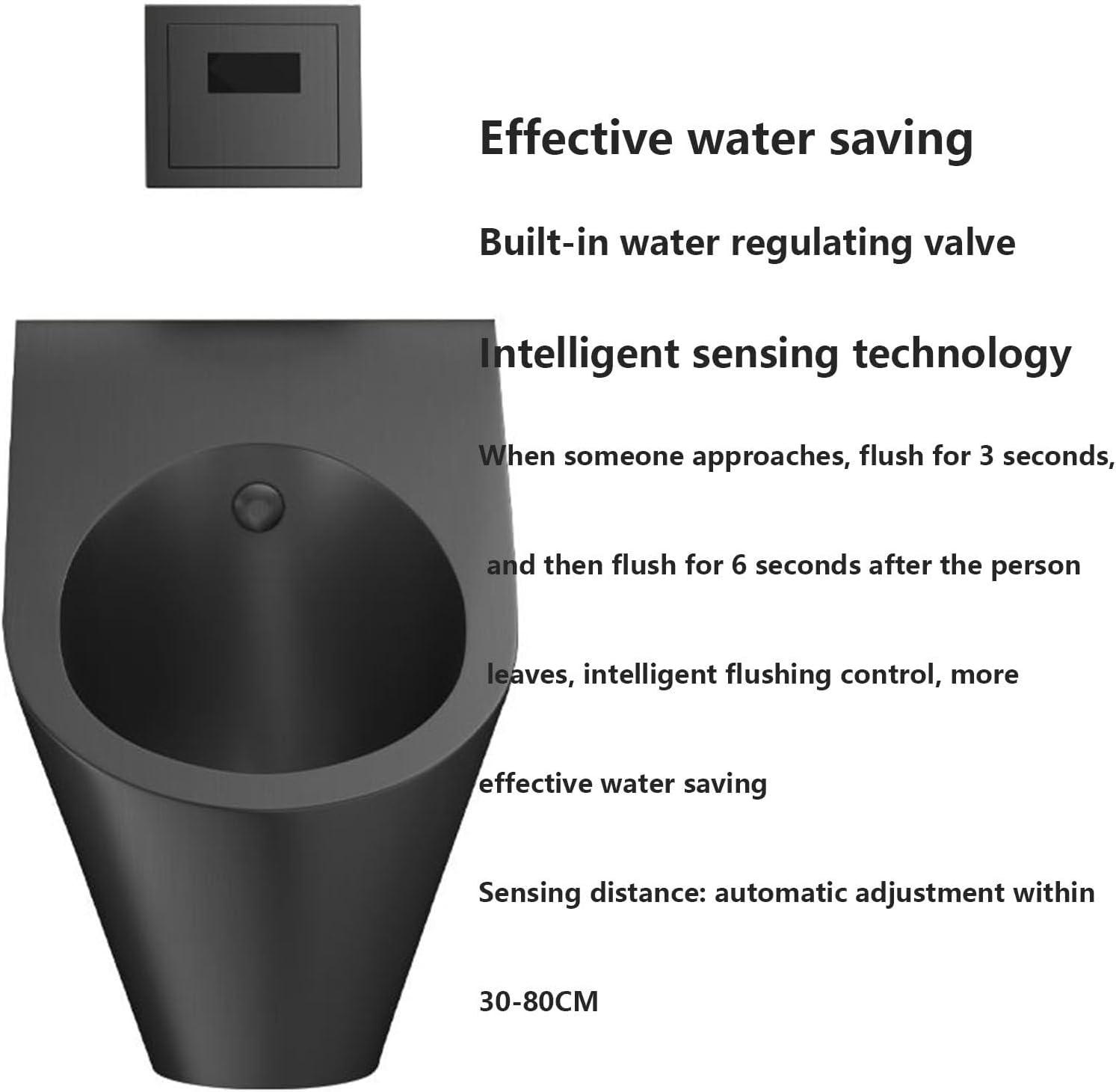 Stainless Steel Urinal Smart Men's Wall Mounted Sensor Urinal ...