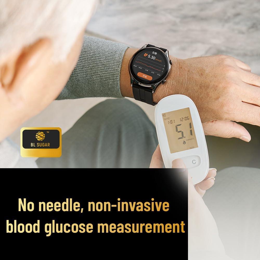 Non Invasive Blood Glucose Monitoring Smart Watch for Diabetics ...