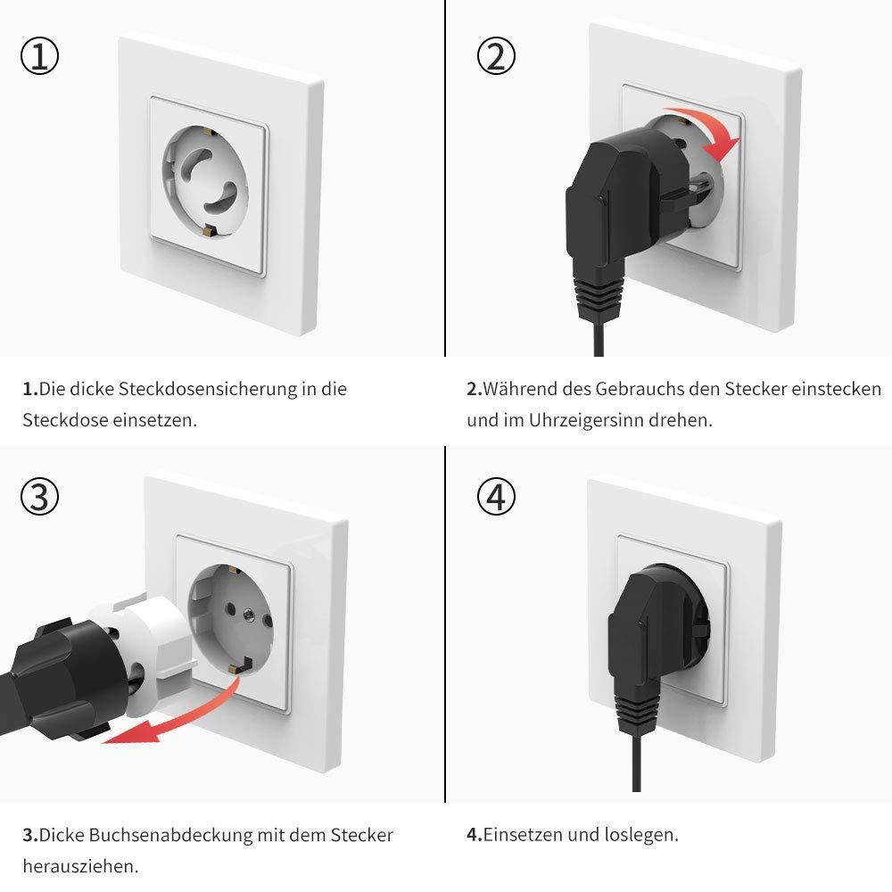 Child Safety Socket Locks - 20 Pack Baby Proofing Socket Protection ...