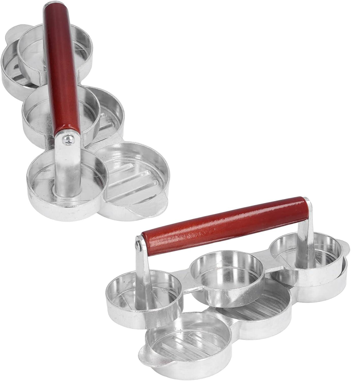 Mini Burger Press | Round Shape Hamburger Patty Maker for BBQ & Picnic ...