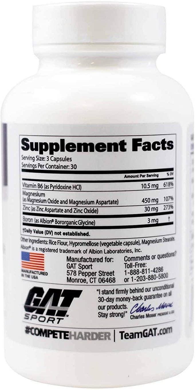 GAT ZMAG-T Testosterone Production & Healthy Sleep 90 Capsules | Buy ...