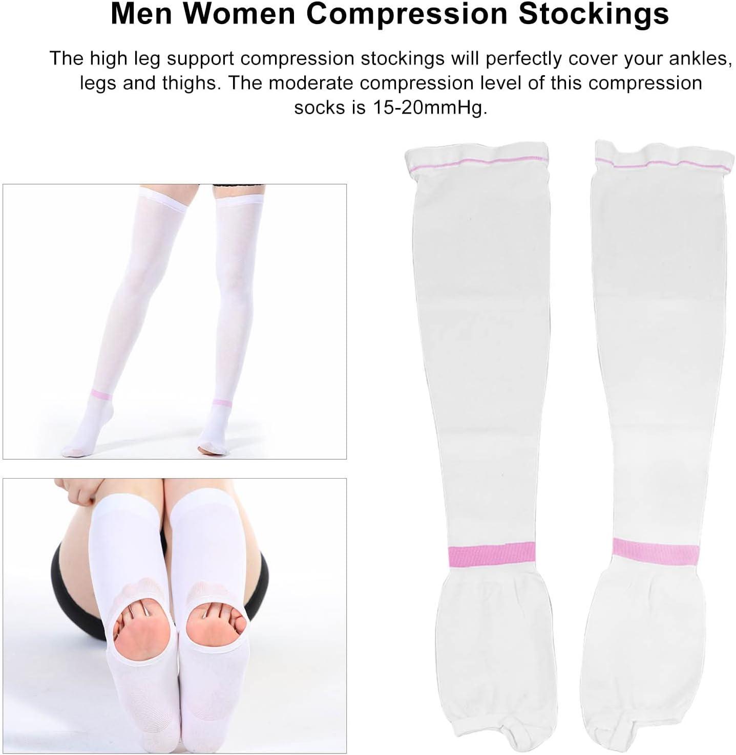 Buy Compression Stockings Knee High 15-20 mmHg for Varicose Veins ...