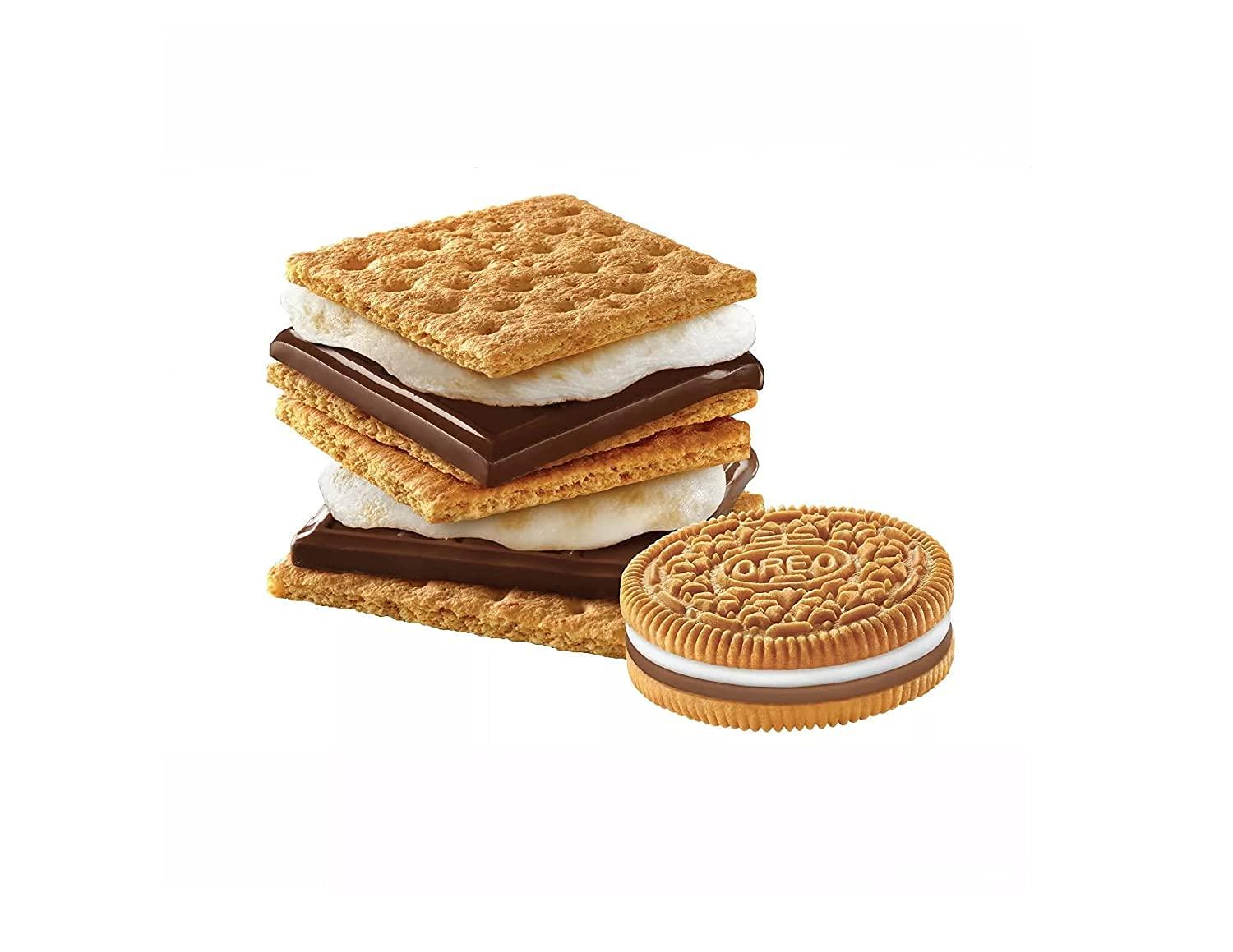 Oreo S'mores Limited Edition Cookies 12.2 Oz - Marshmallow & Chocolate ...