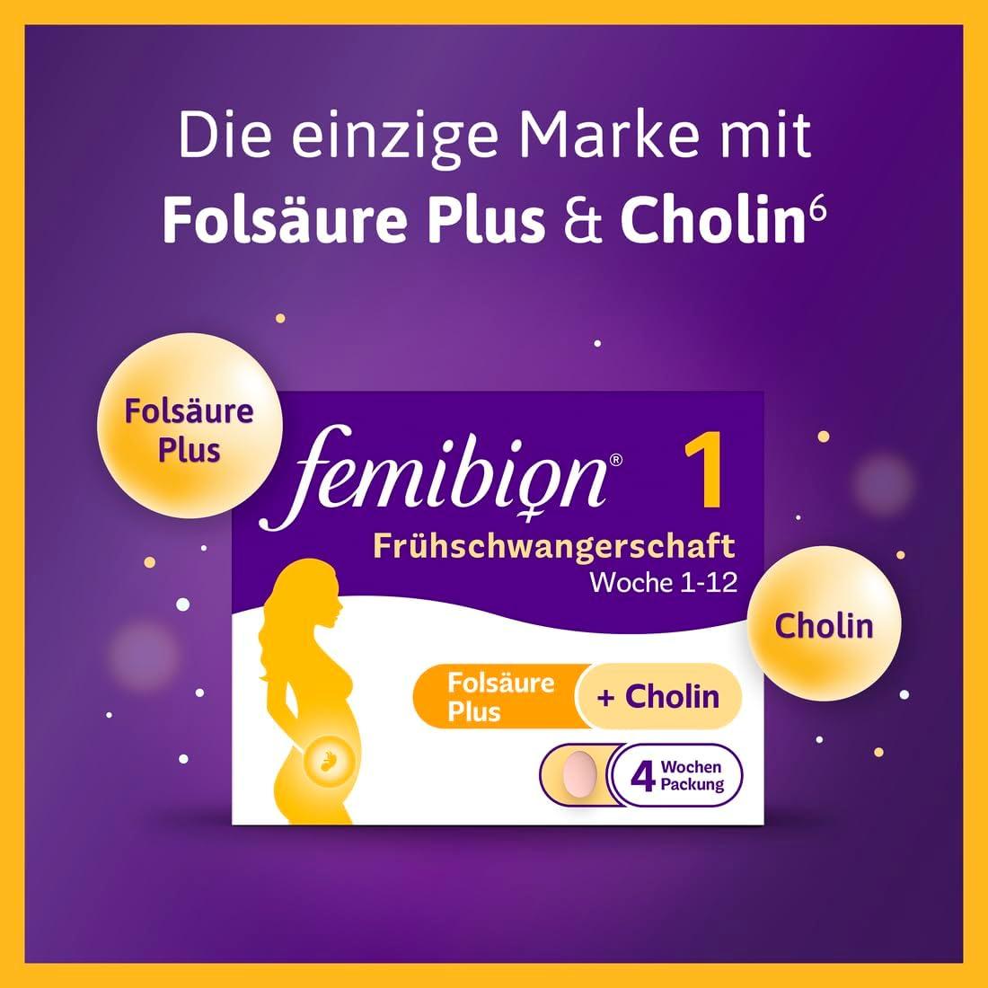 Femibion 1 Early Pregnancy Supplement | Daily Dietary Support for SSW 1 ...