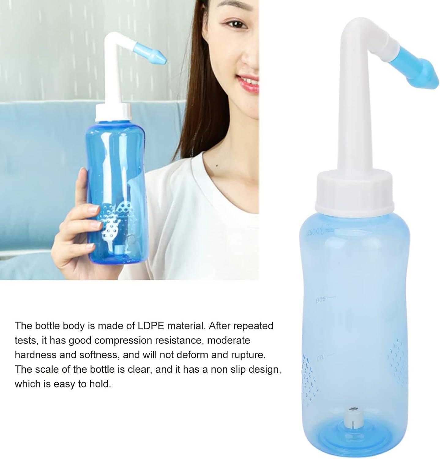 Nasal Irrigation Set Nose Rinse Cleaner 300ml Sinus Rinse Bottle with ...