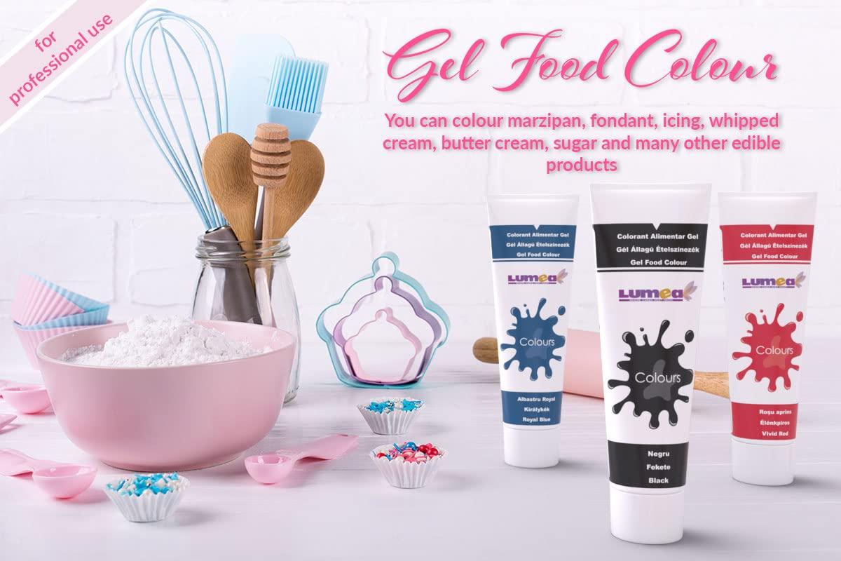 Golden Yellow Food Coloring Gel - 30g Tube for Fondant & Marzipan ...