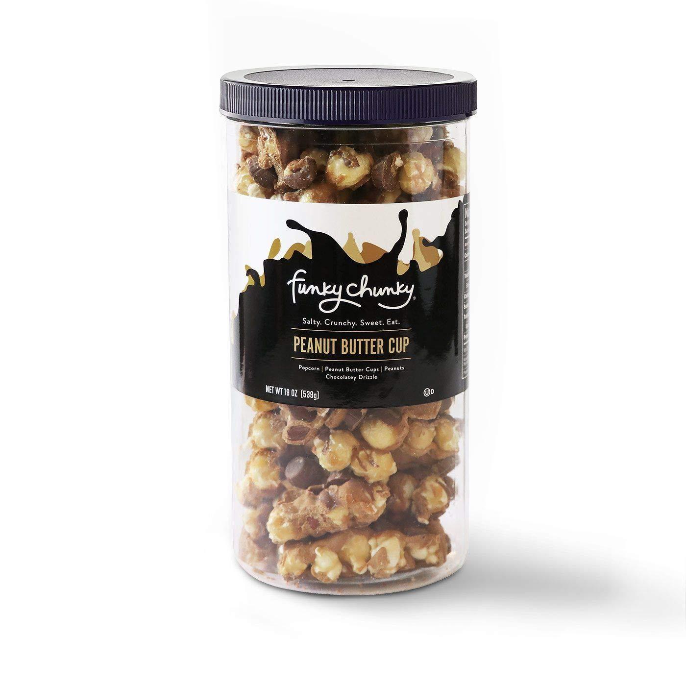 Funky Chunky Gourmet Popcorn Gift Set - Sea Salt Caramel & Peanut ...