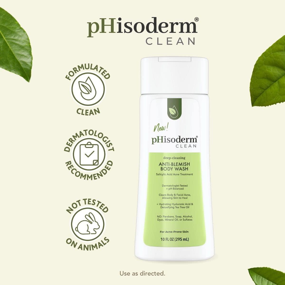 Phisoderm Clean Anti-Blemish Body Wash - 10 Fl Oz