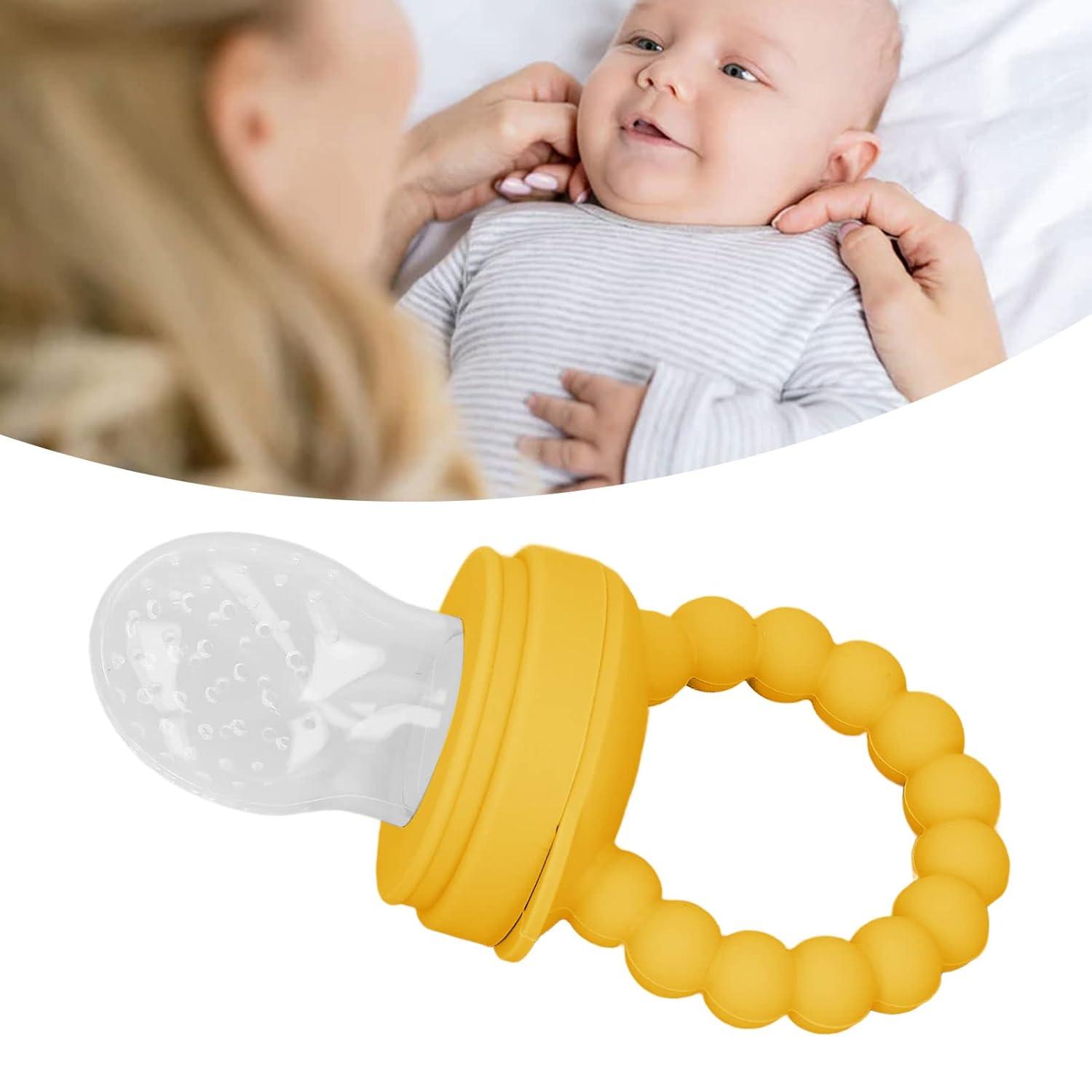 Buy Fruit Pacifier Feeder - Yellow Multifunctional Food & Gum Relief ...