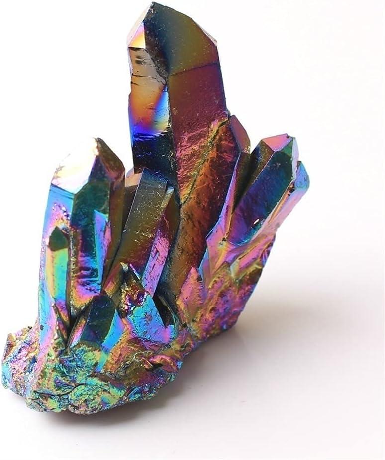 Natural Quartz Crystal Colorful Cluster Electroplate Colour Cluster ...