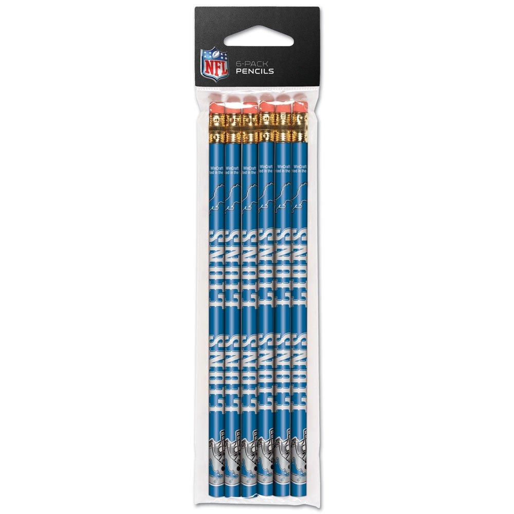 WinCraft NFL Detroit Lions Pencils - 6 Pack | Officially Licensed Team ...