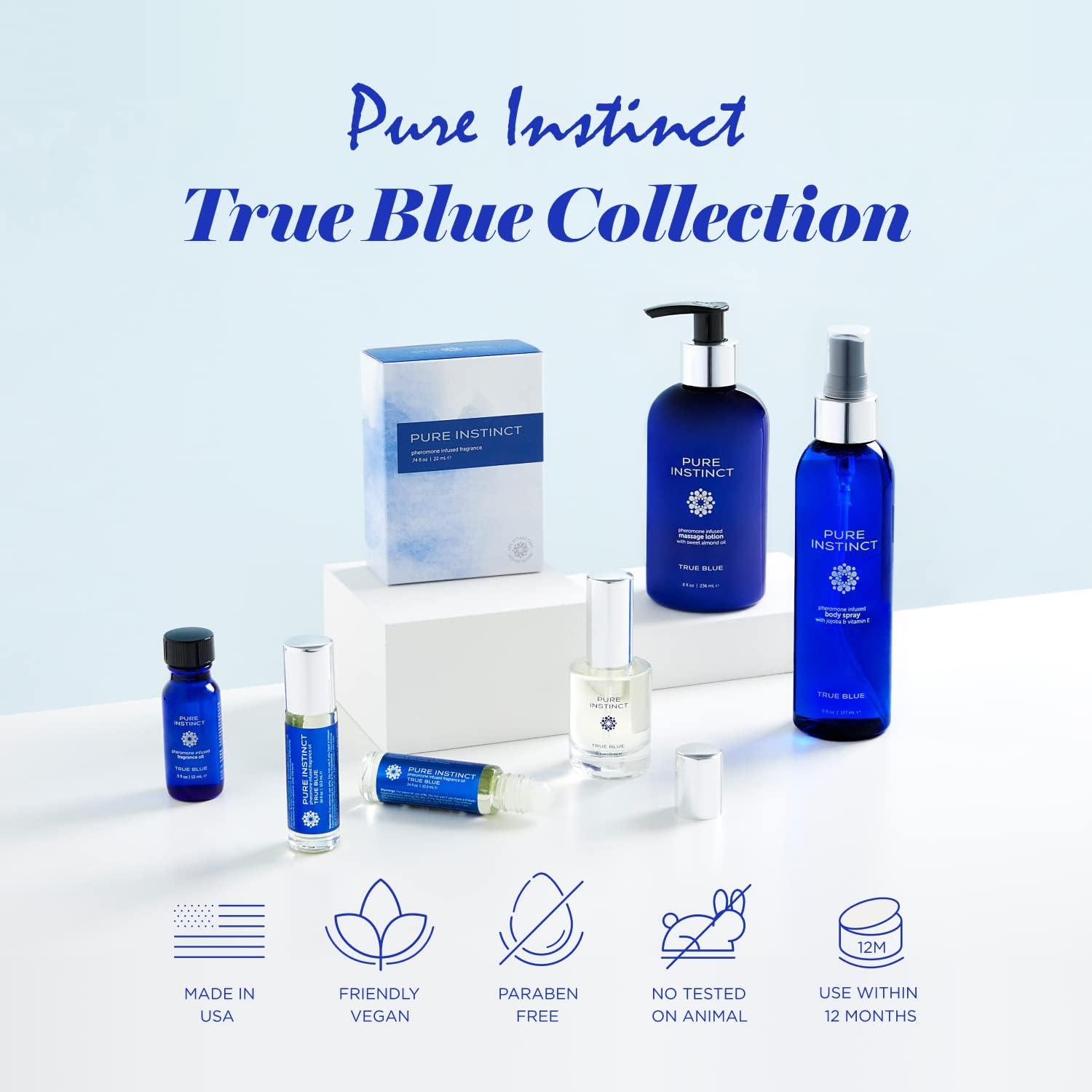 Pure Instinct True Blue Body Spray 177ml | 6 Fl Oz - Natural Pheromone ...