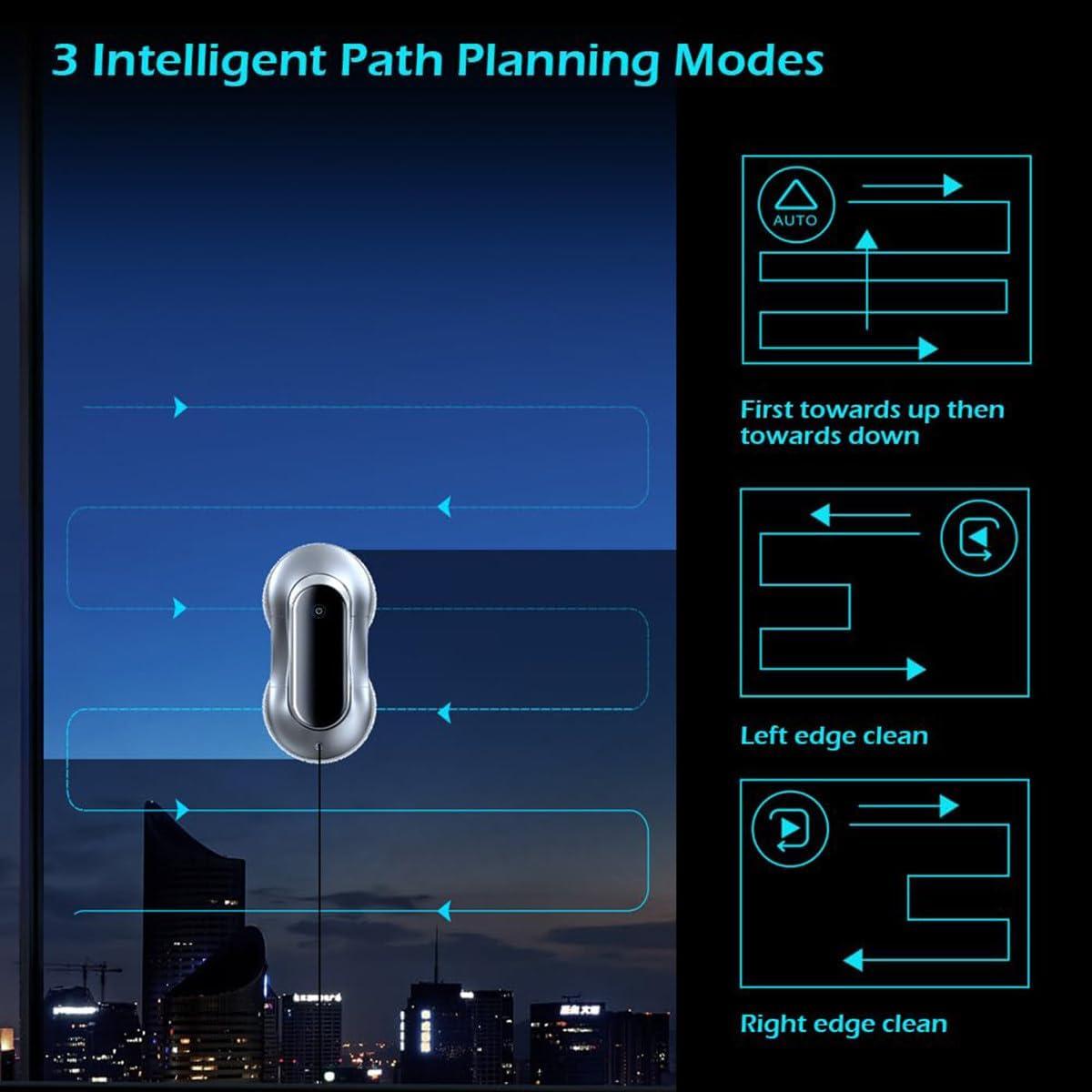 CHHMAELOVE Upgrade Window Cleaning Robot Ultrasonic Atomization ...