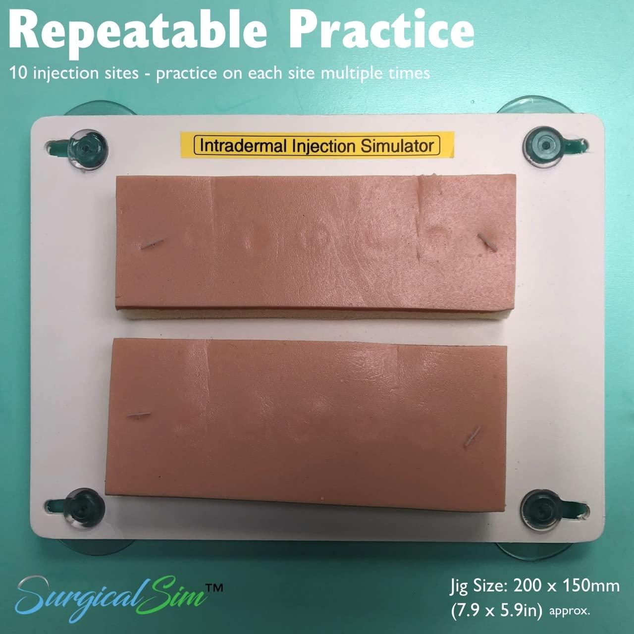 Intradermal Injection Practice Simulator Intramuscular Training IV Pad ...