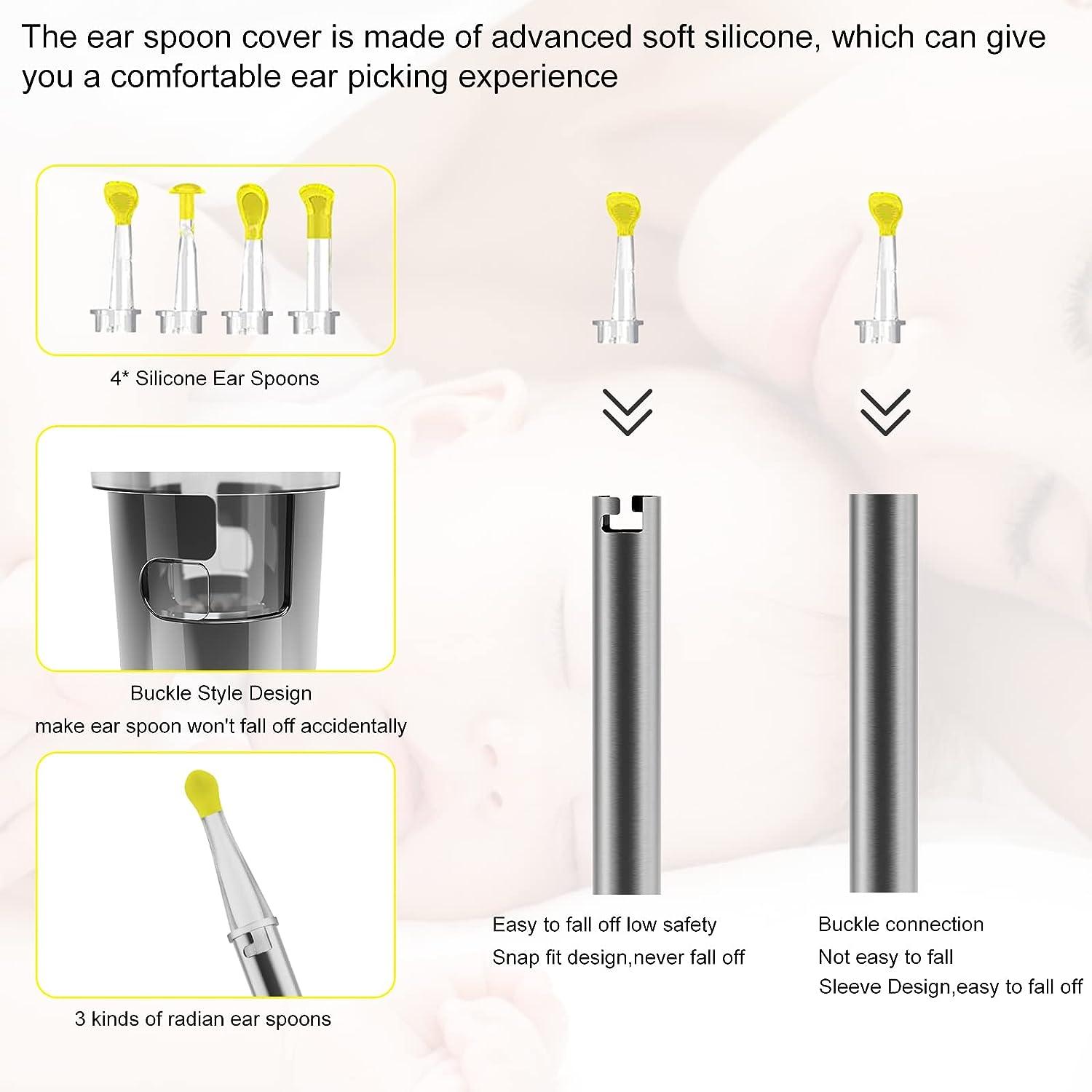 3.9mm HD Ear Scope Endoscope with Earwax Removal Tools - iPhone, iPad ...